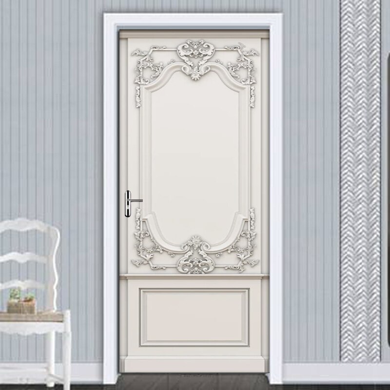 European Style Self Adhesive Door Sticker Wallpape... – Vicedeal