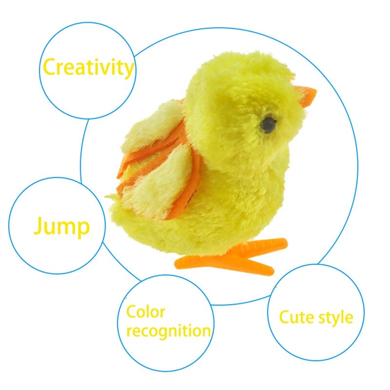 1Pcs Cute Plush Wind Up Chicken Kids Educational T... – Grandado