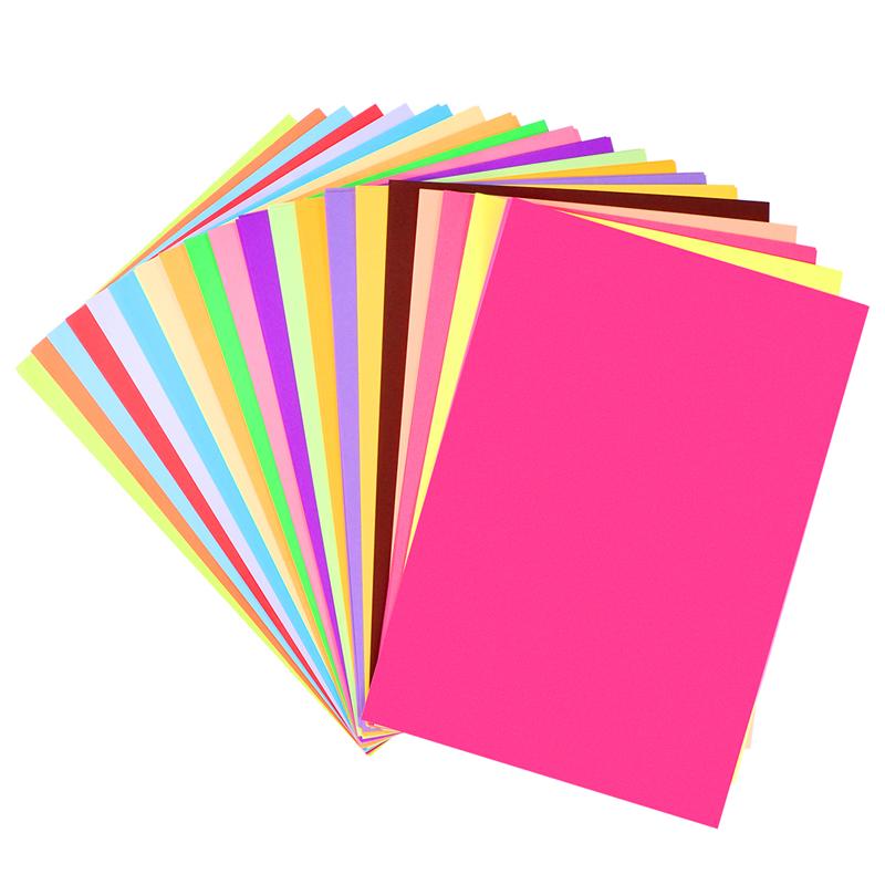 100pcs Colored Copy Paper DIY Hand Craft Decals Pa... – Vicedeal