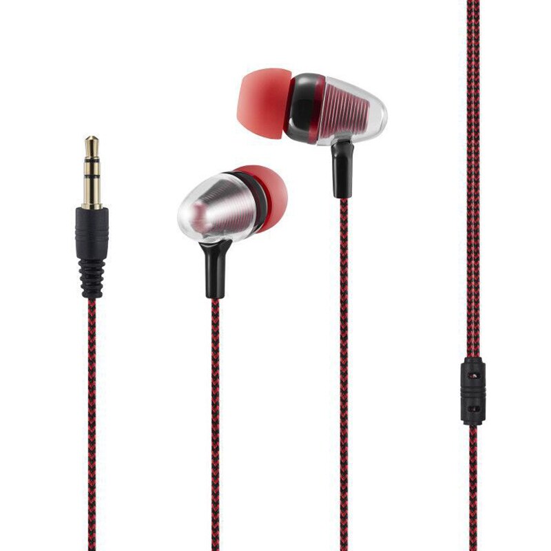 1 Pcs In-Ear Gevlochten Koord Draad Oortelefoon Be... – Grandado