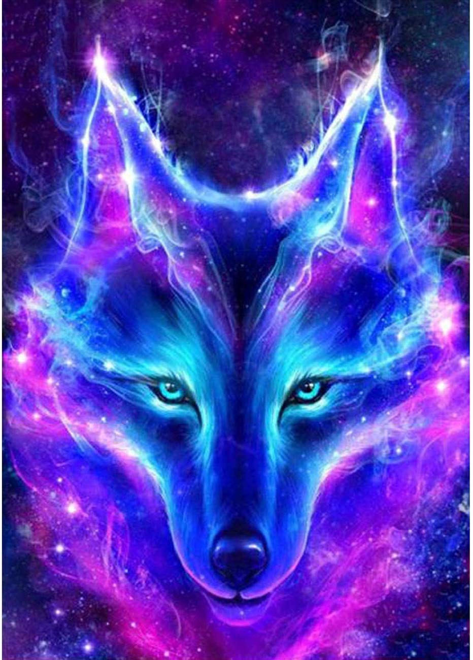 DIY 5D Diamond Painting Full Drill Crystal Wolf An... – Grandado