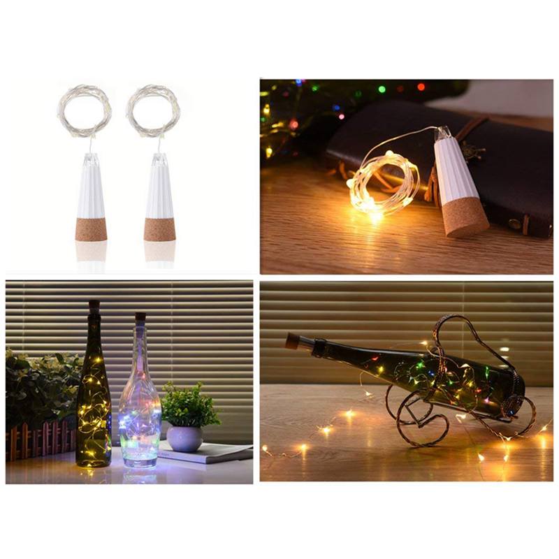 Led Cork Light for Wine Bottle USB Rechargeable Co... – Grandado