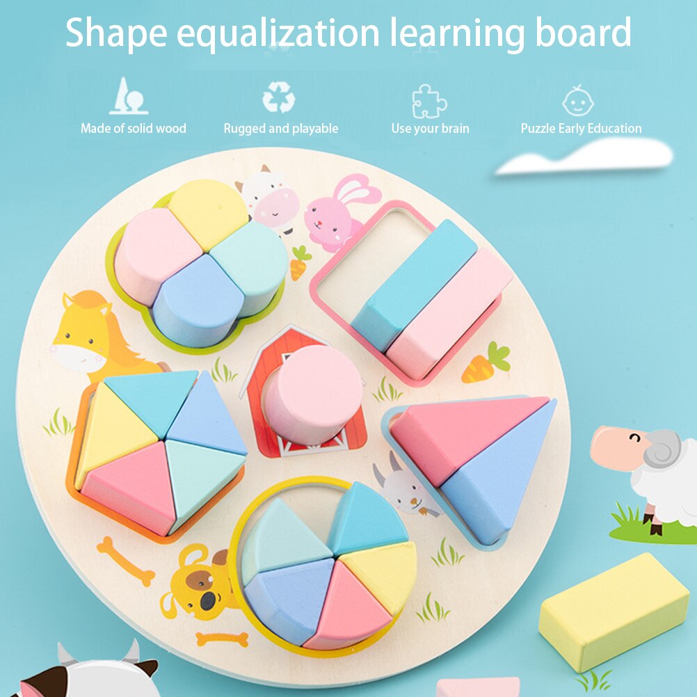 Wooden Shape Sorter Preschool Activities Puzzles S... – Grandado