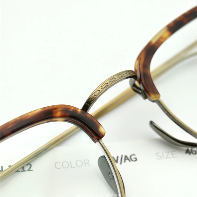 Japanese Handmade Glasses Frame Pure Titanium Eyew... – Grandado