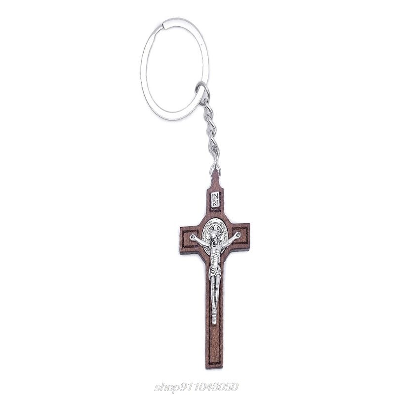 Christian Jesus Cross Keychain Religious Key Ring ... – Vicedeal
