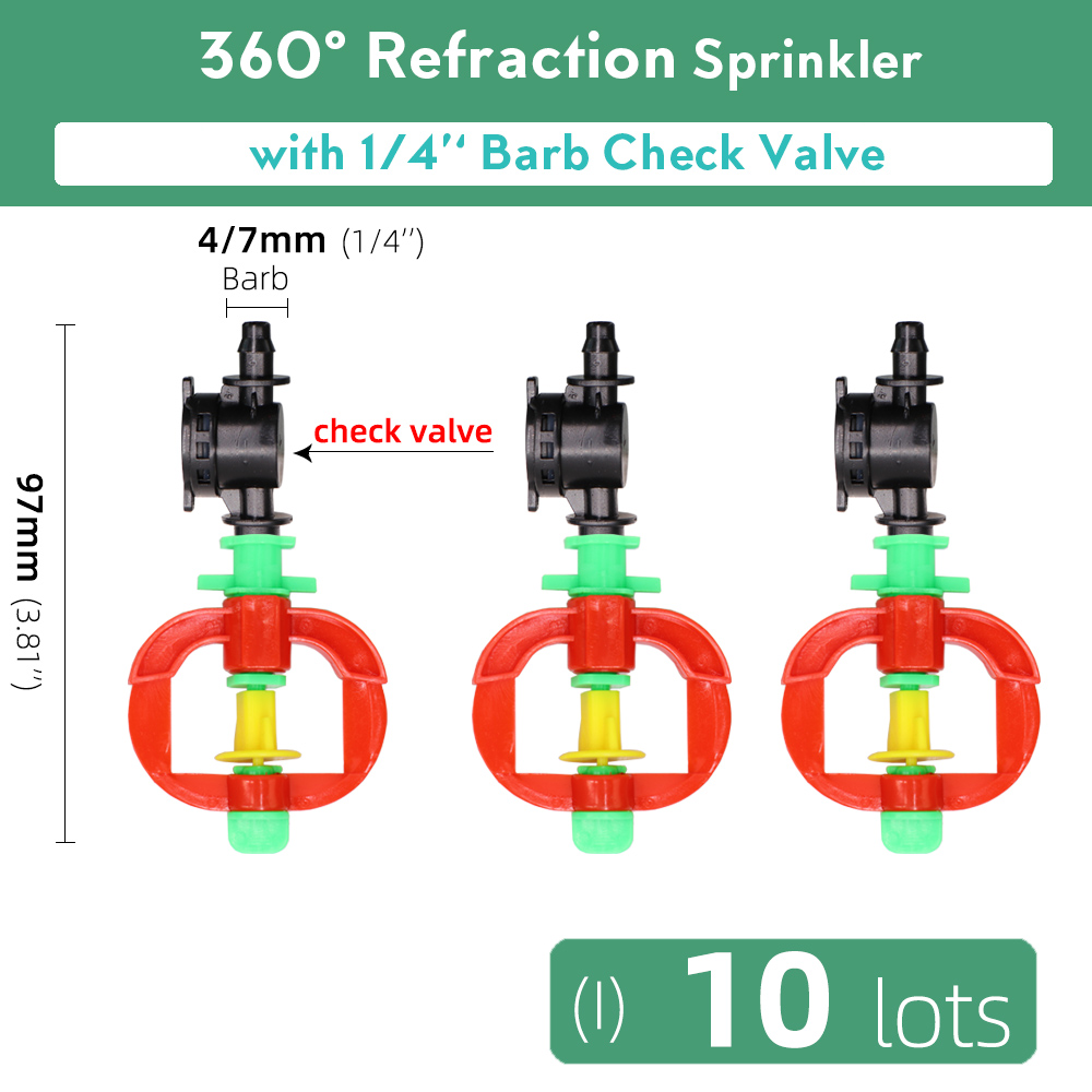 360° Automatic Rotary Sprinklers 1/4'' Hos... – Grandado