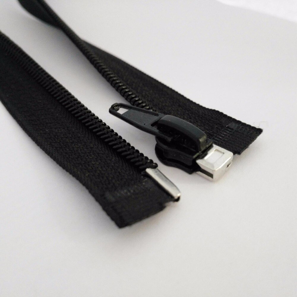XUNZHE 5Pcs Black 15-180cm Zippers Open End Zipper... – Grandado