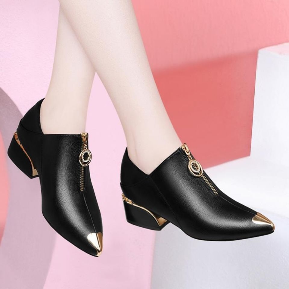 Women Shoes Luxury Pumps High Heels Work PU Leathe... – Grandado