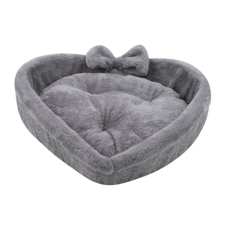 Lit confortable en forme de cœur pour chien et cha... – Grandado