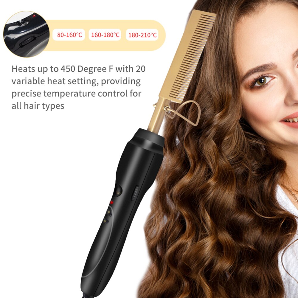 Hair Straightener Combs For Hair Comb Striaghten B... – Grandado