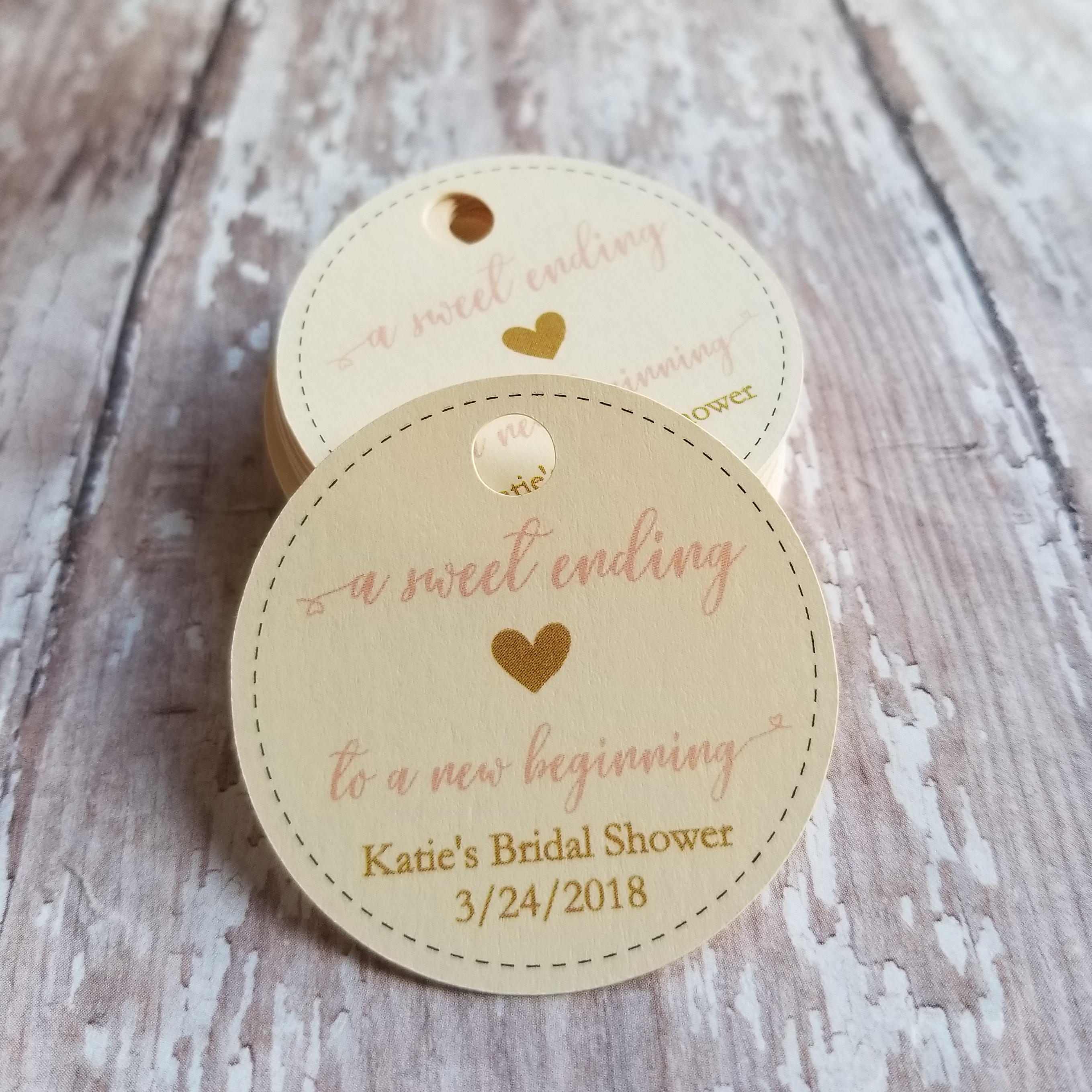 print any text,A sweet ending to a beginning, brid... – Grandado