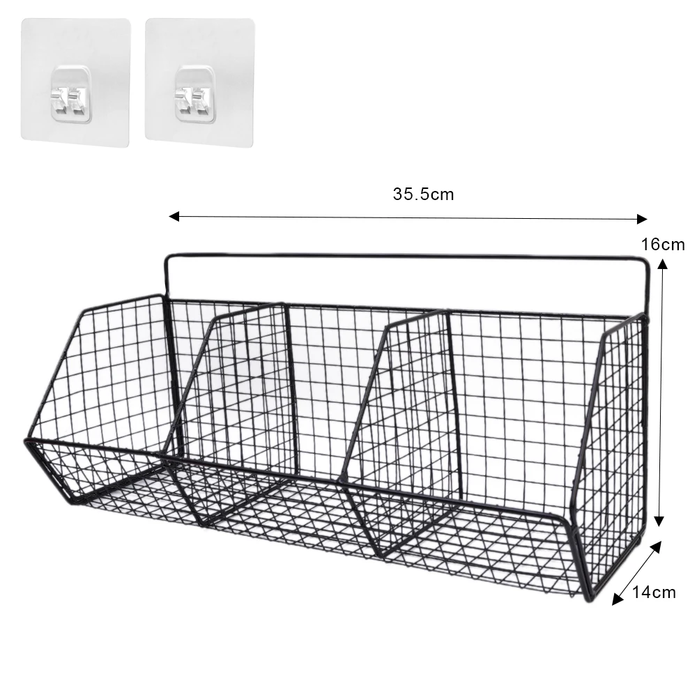 Kitchen Wall Mounted Storage Rack Vegetables Fruit... – Grandado