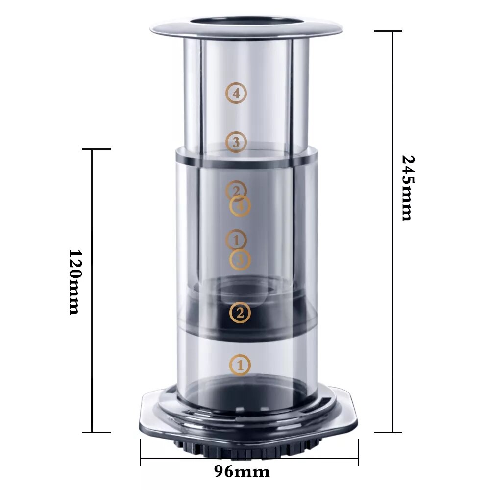 Espresso Coffee Maker With Filter Paper Portable C... – Grandado