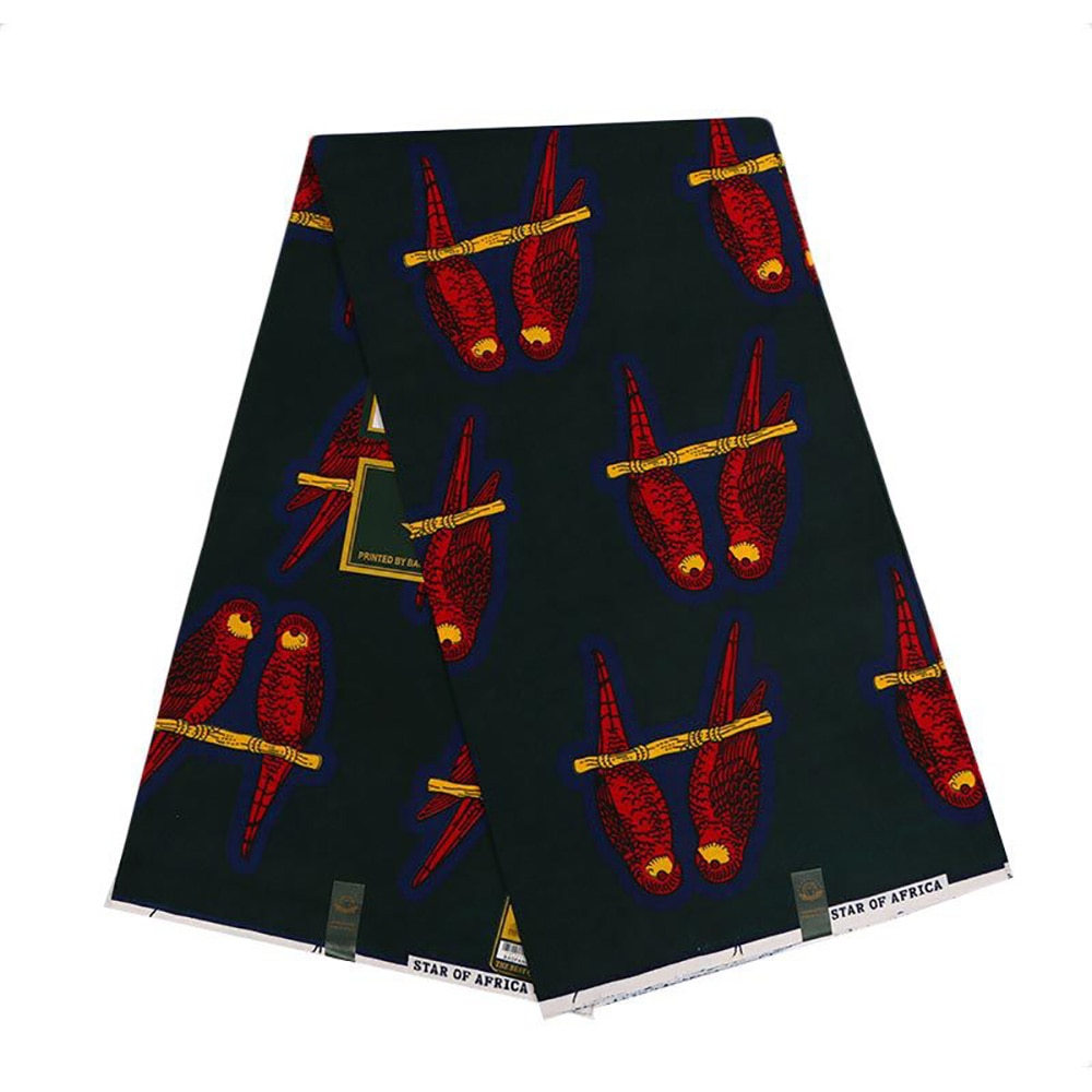 African Wax Print Fabric 1 Yard Bird Prints Ankara... – Grandado