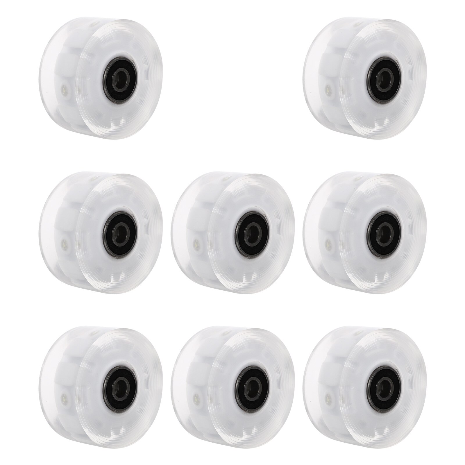 1 Set of Glowing Skates Wheels Double-row Skates R... – Vicedeal