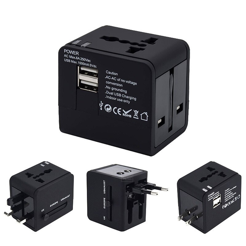 Multinational Plug Converter Global Travel Adapter... – Vicedeal