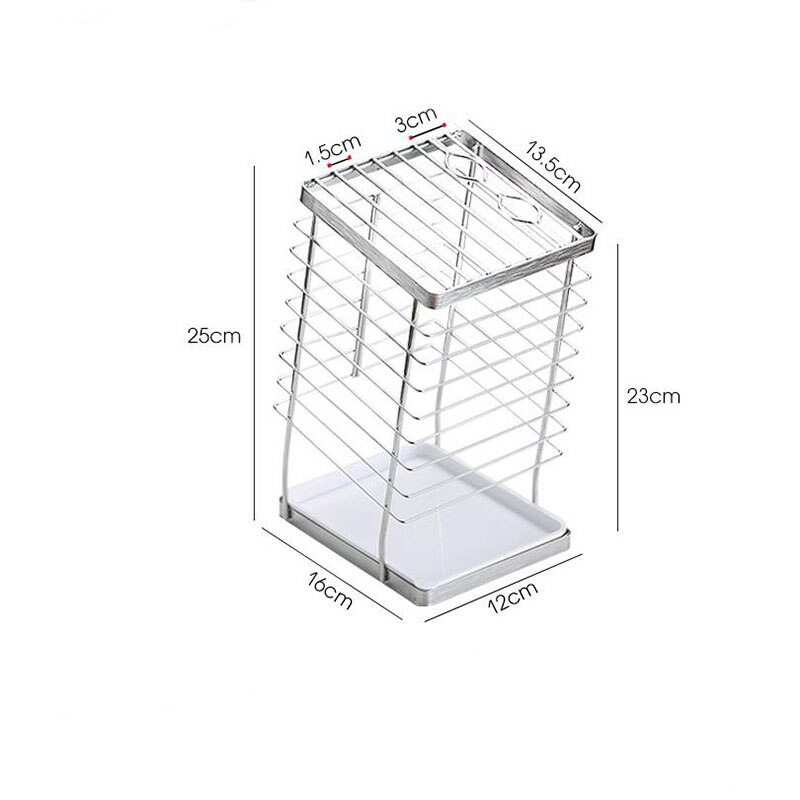304 Stainless Steel Kitchen Cutter Stand Holder Bl... – Vicedeal