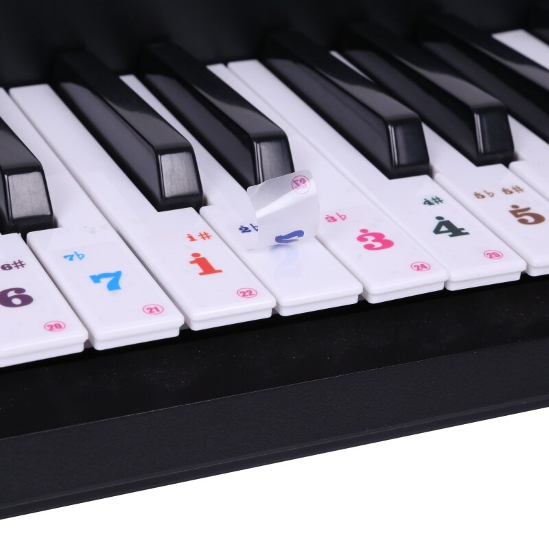 Piano Sticker 49/61 Sleutel Transparante Piano Toe... – Grandado