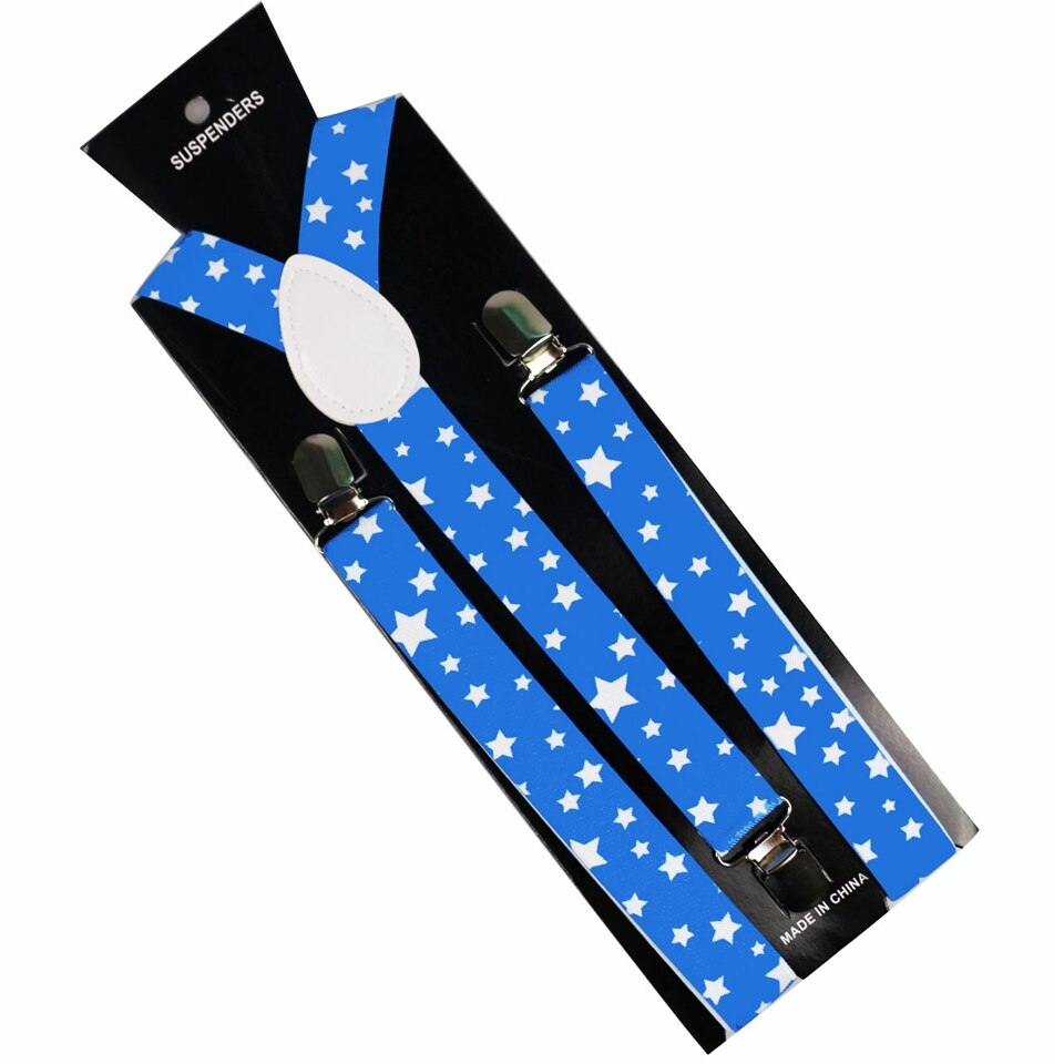Winfox 2.5cm Wide Colorful Elastic Braces Star Pat... – Vicedeal