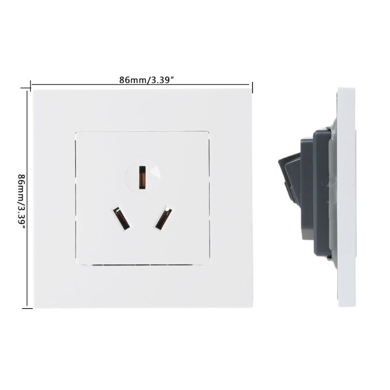 1PC Wall Socket 86 Type 16A Power Outlet With 3 Ho... – Grandado