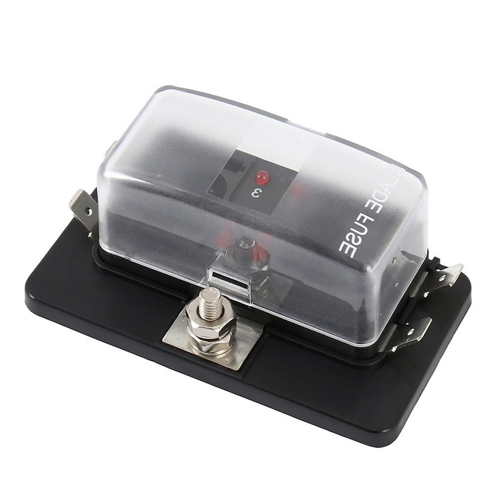 4/6/10 Way Standard Blade LED Fuse Box Holder With... – Grandado