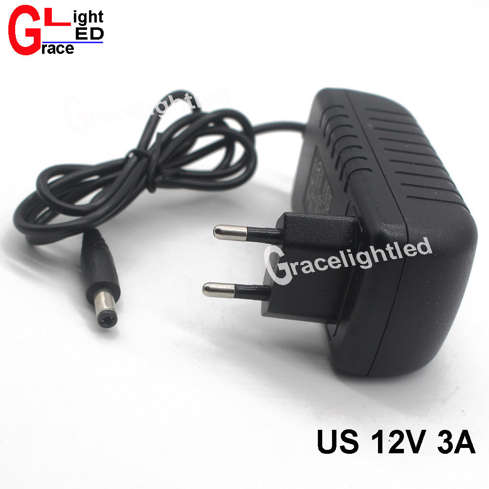 EUAC100-240V Light Transformers Output DC 12V 3A S... – Grandado