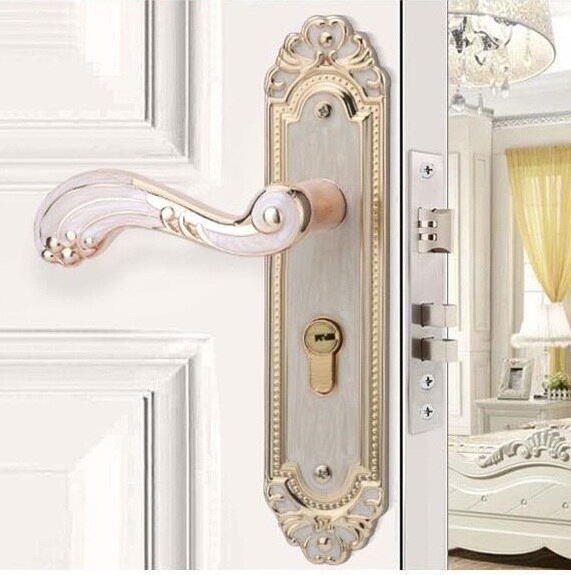 European Aluminum alloy Door Lock strong keyless d... – Grandado