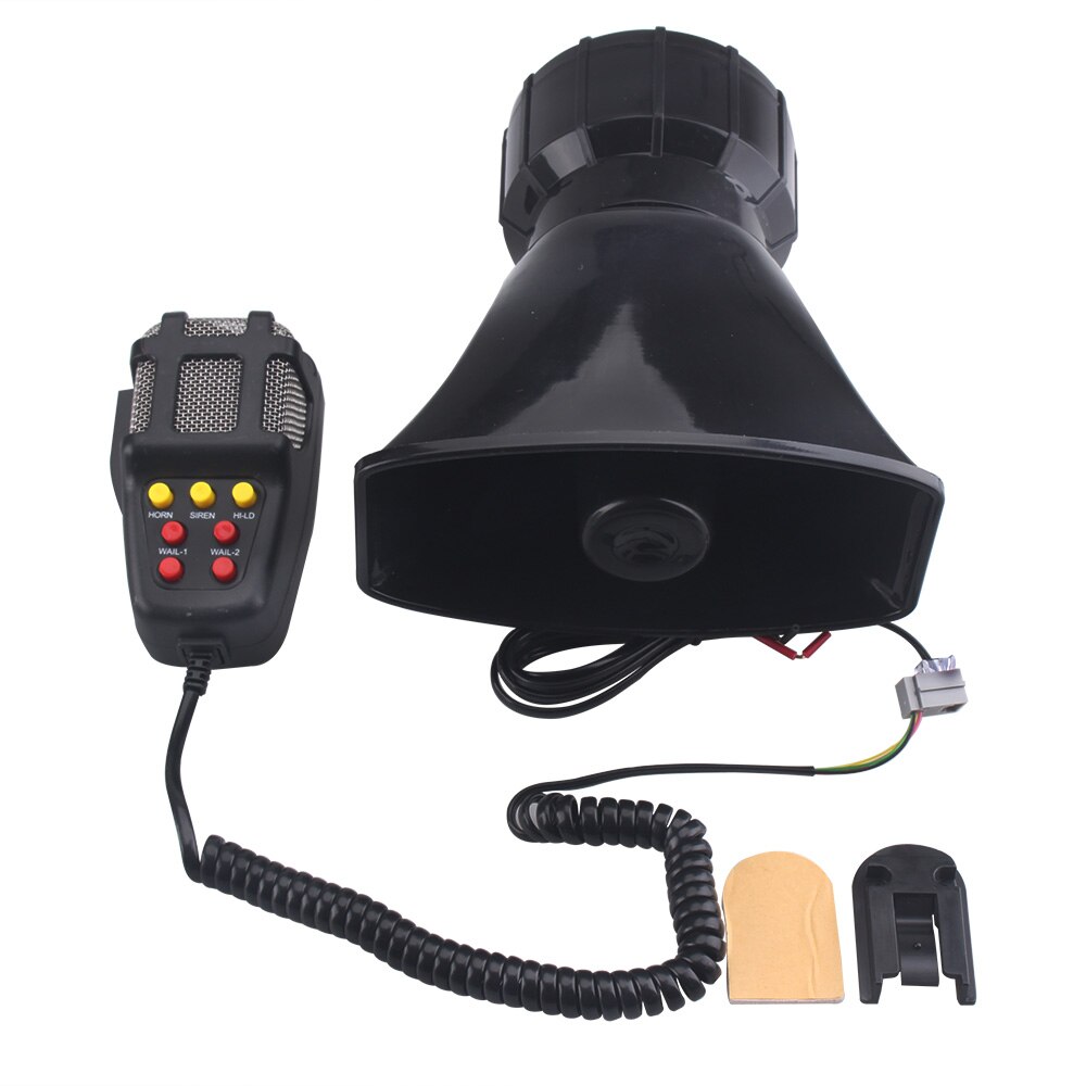 7-Sound Loud Car Warning Alarm Police Fire Siren A... – Grandado