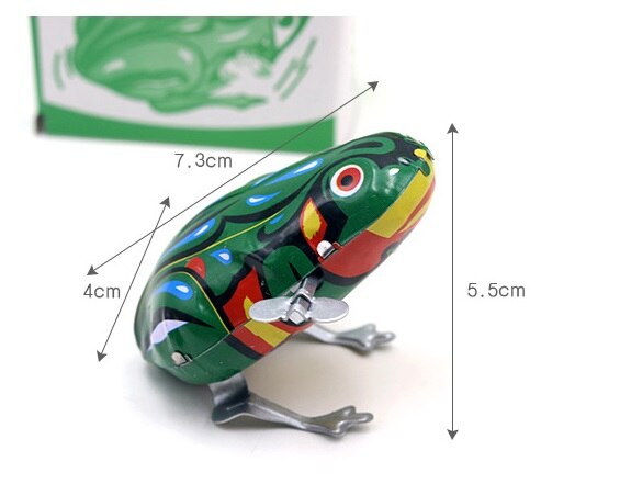 3pcs/set Clockwork Frog Toys Kids Classic Tin Wind... – Grandado