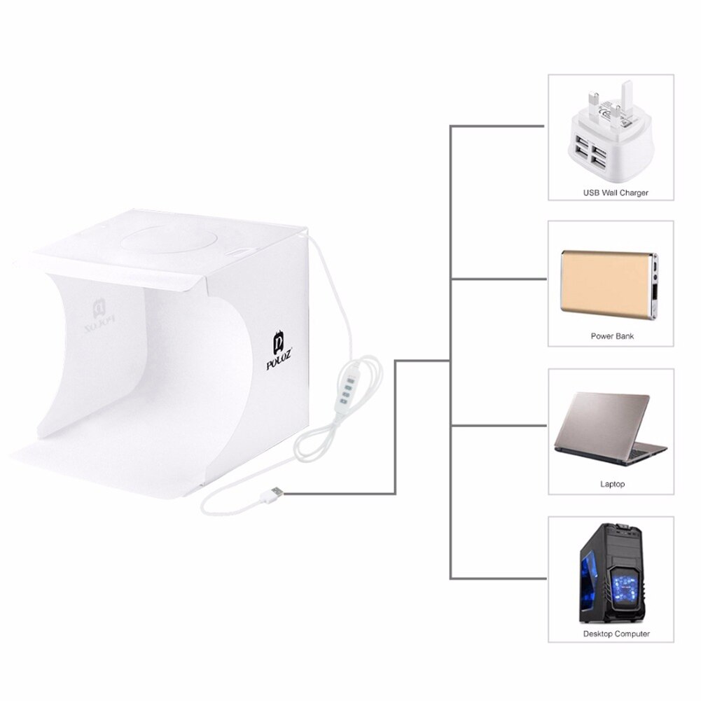 Portable Photography Photo Studio Light Box With 3... – Grandado