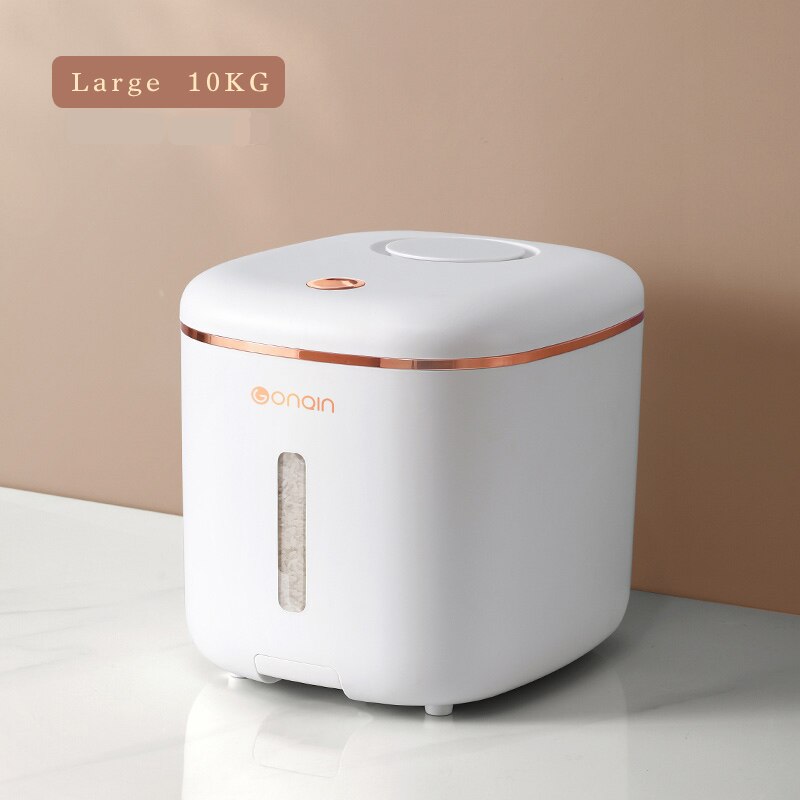 10 KG Rice Storage Container with Wheel Moisturepr... – Grandado