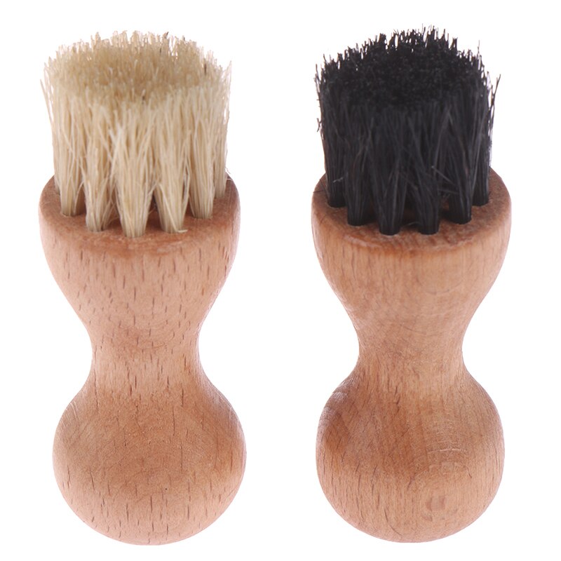 1pc Wooden Handle Shoes Shine Brush Polish Bristle... – Vicedeal