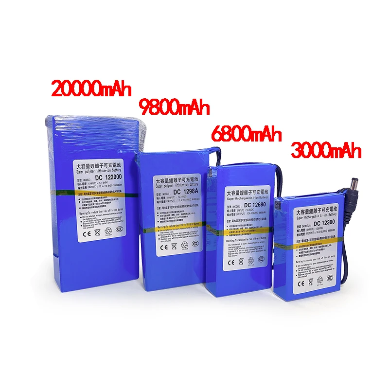 12V Battery Charge Protective DC 12V 20000mAh Lith... – Grandado
