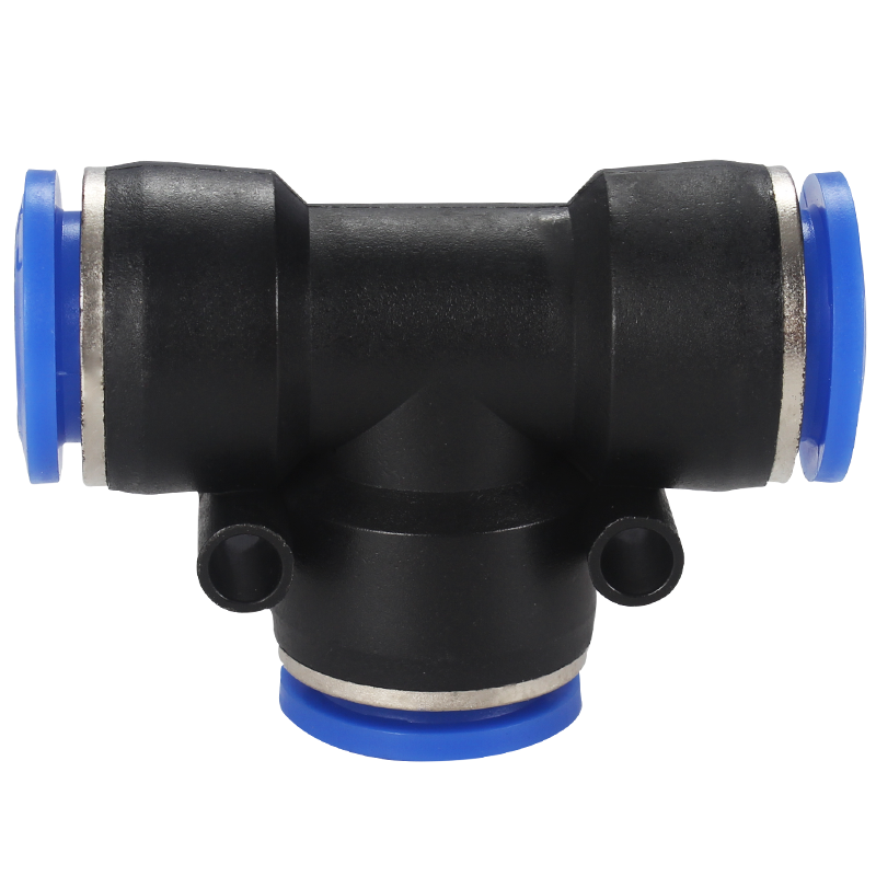 3 Way T shaped Tee Pneumatic PE 4mm to 16mm OD Hos... – Grandado