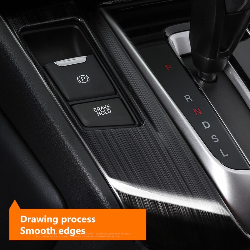 Drawing Titanium Black Gear Shift Panel Decorative... – Grandado