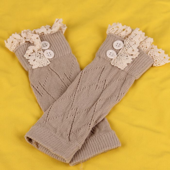 Stickade spetsstövelmanschetter barn flicka barn b... – Grandado