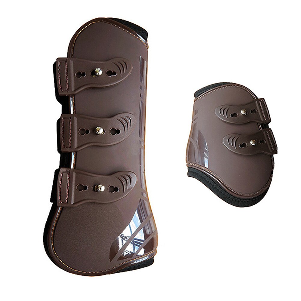 Adjustable Front Hind PU Leather Brace Equestrian ... – Vicedeal