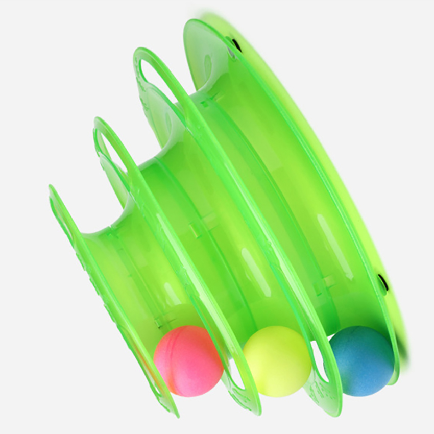 1PC Cat Three Layer Rotary Disc Toys Kitten Plasti... – Grandado