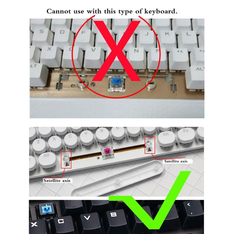 104 Toetsen Layout Low Profile Keycaps Set Voor Me... – Grandado