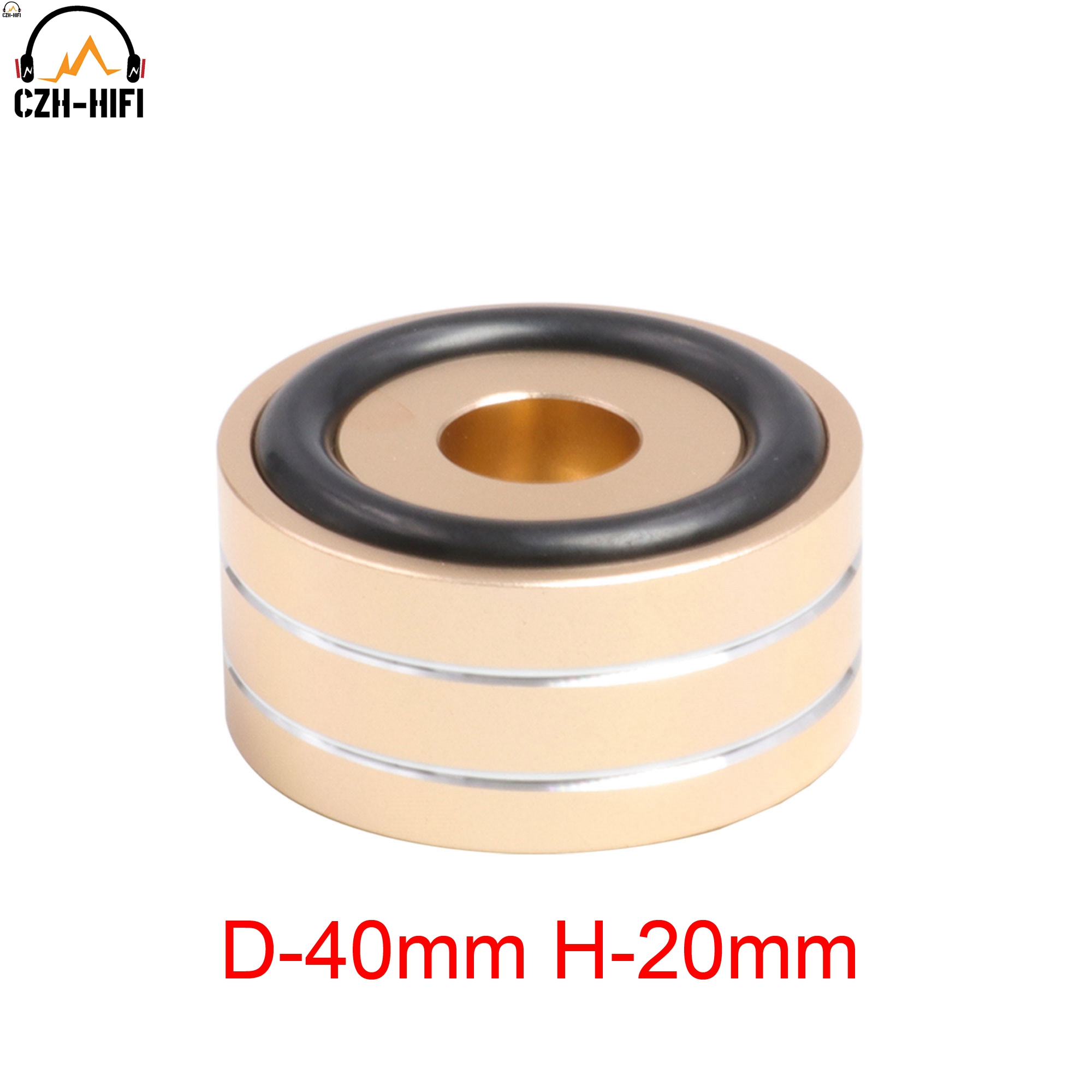 1pc 40mm Machined Full Aluminum Amplifier Feet PC ... – Grandado