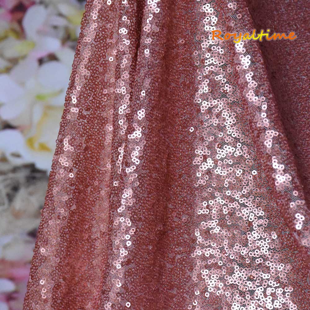 Royaltime Shimmer tela de lentejuelas rojas por la... – Grandado