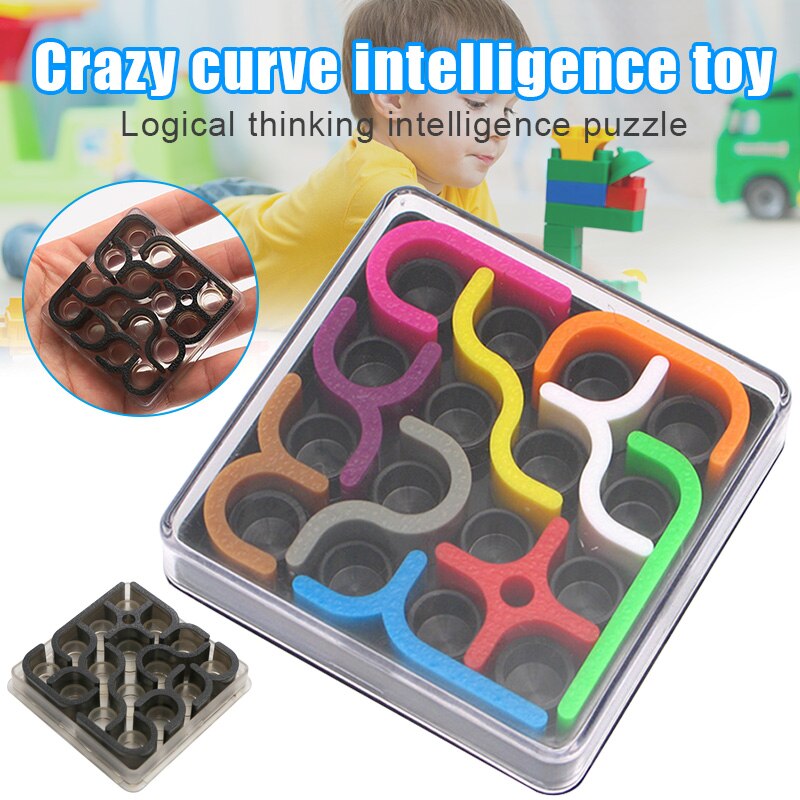 Curves Puzzle Toy Brain Teaser Mind Bending 24 Cha... – Vicedeal
