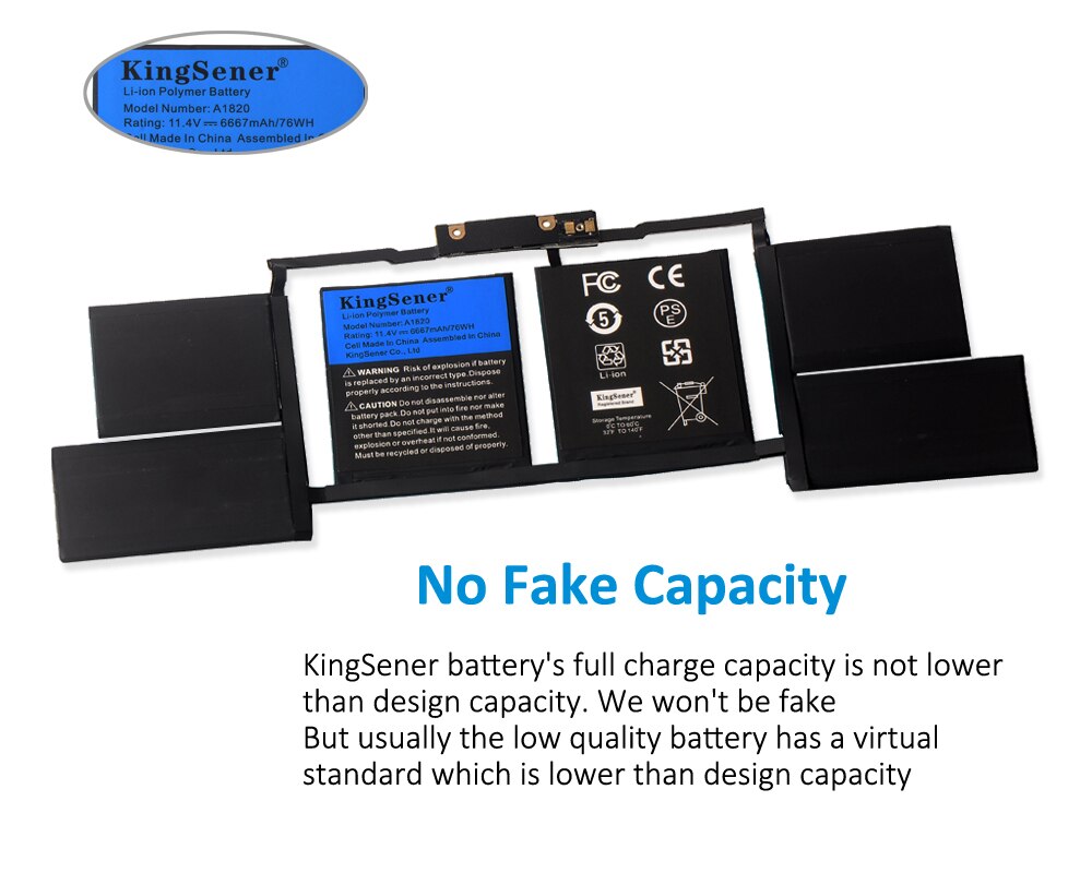 KingSener A1820 Laptop Battery For APPLE MACBOOK P... – Grandado