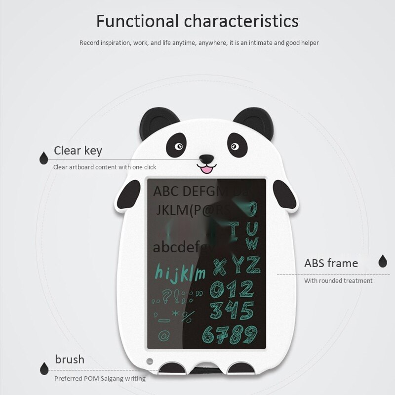8.5 Inch Drawing Board Panda Writing Board LCD Ele... – Vicedeal