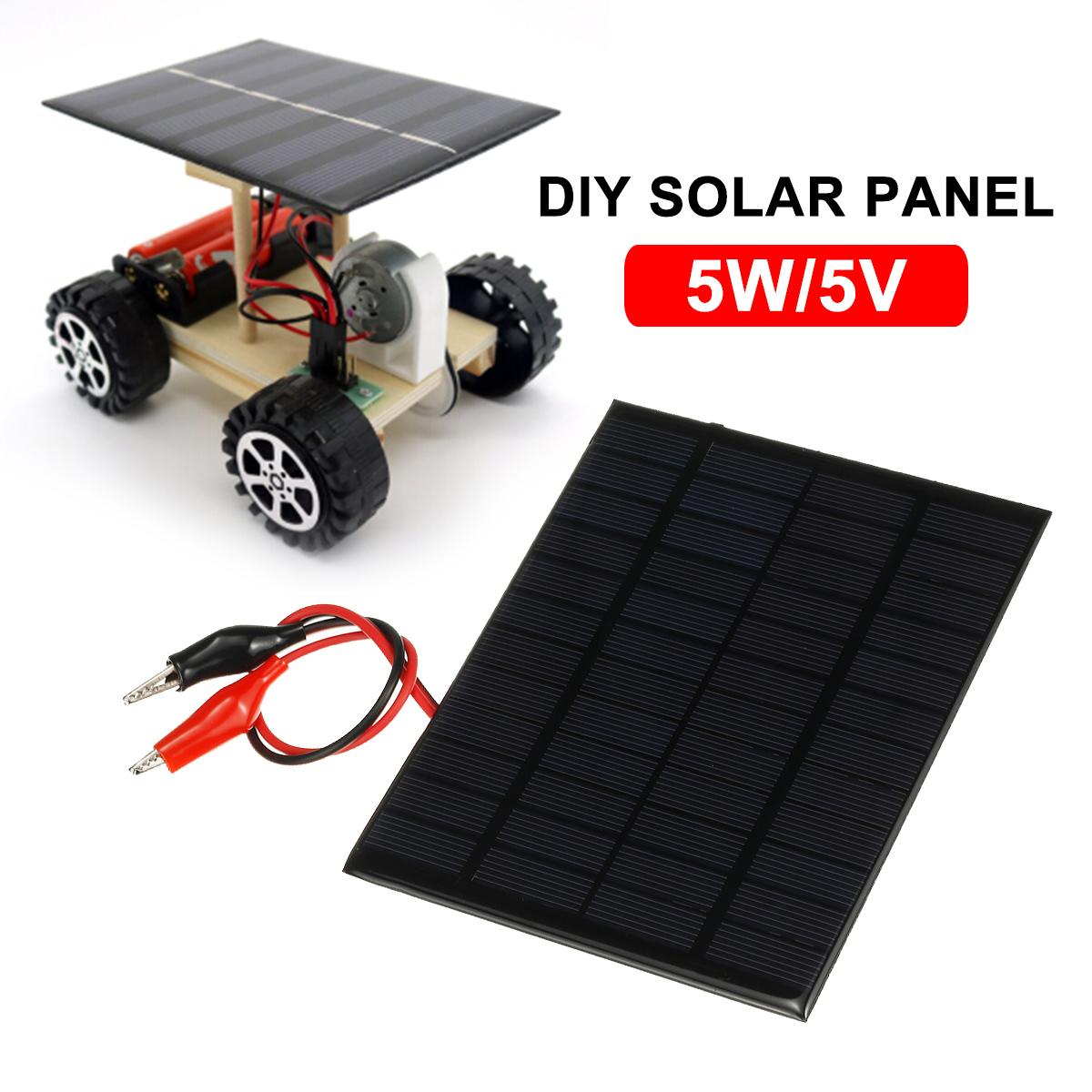 Portable DC Solar Panel 5W 5V Portable DIY Solar C... – Grandado