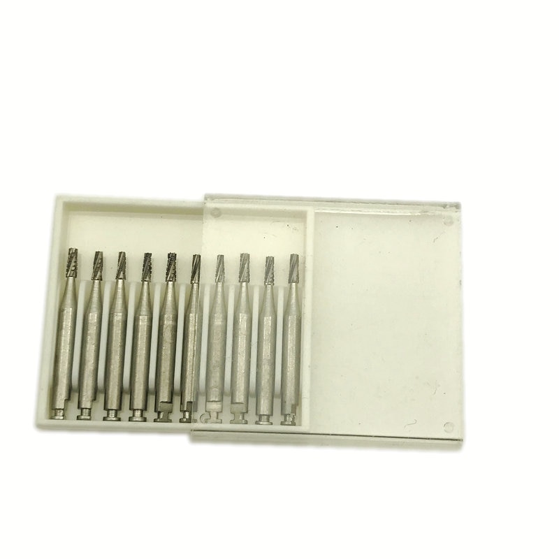 10Pcs Dental Tungsten Steel Carbide burs RA-5/RA-7... – Vicedeal