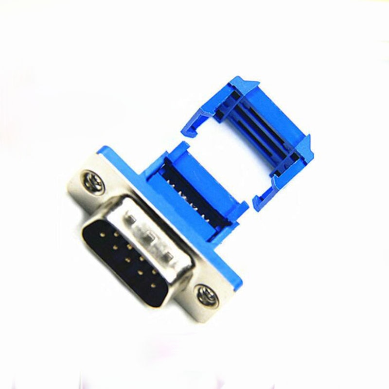 DB9 male plug connector jack Pressure wire type Cr... – Vicedeal