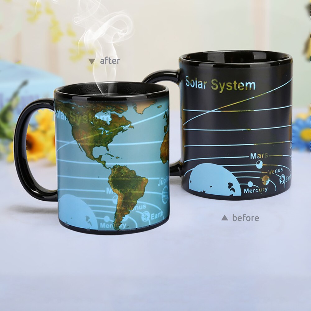 Solar System Mug Reaction Coffee Cup 330ml Color C... – Grandado