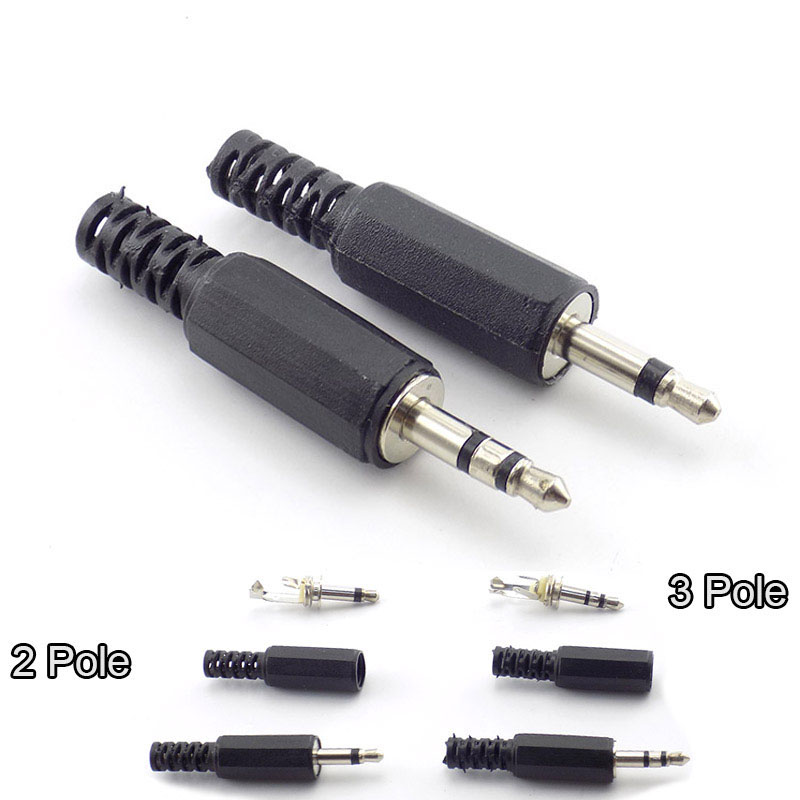 Conectores de Audio mono de 5/10 piezas, 3,5mm, 2/... – Grandado