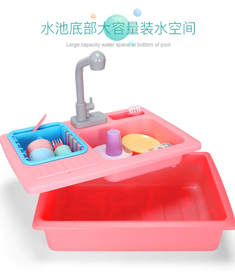 Kids Kitchen Toys Simulation Electric Dishwasher E... – Grandado